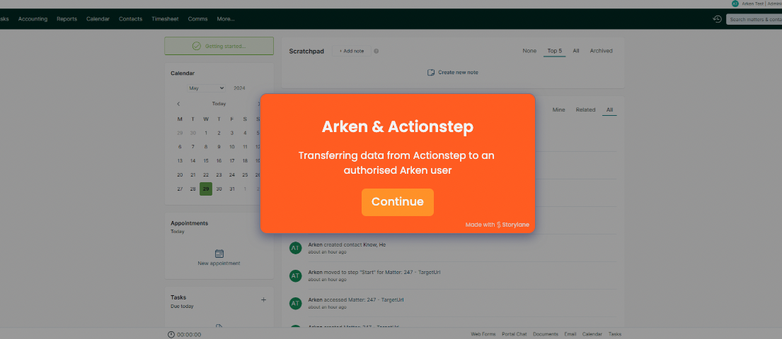 Actionstep Data Transfer | Arken